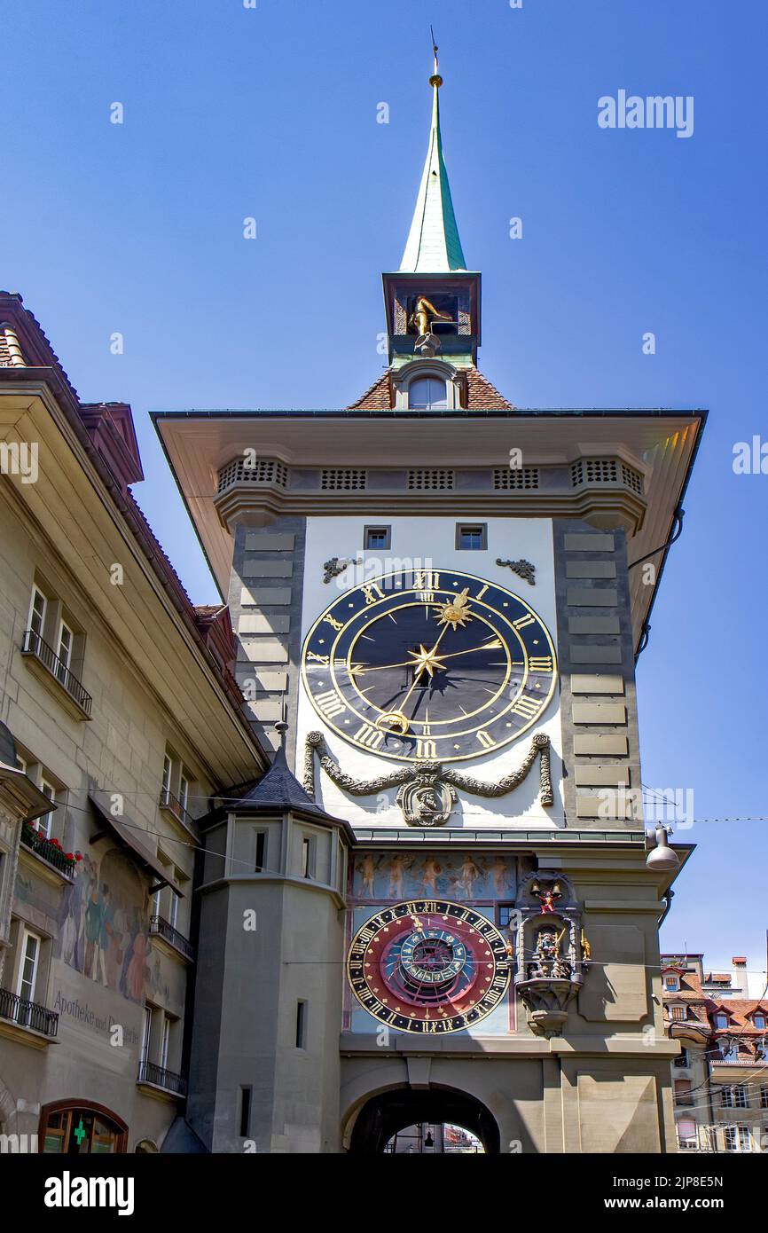 The Zytglogge is a medieval tower in Bern, Switzerland. Built in the ...