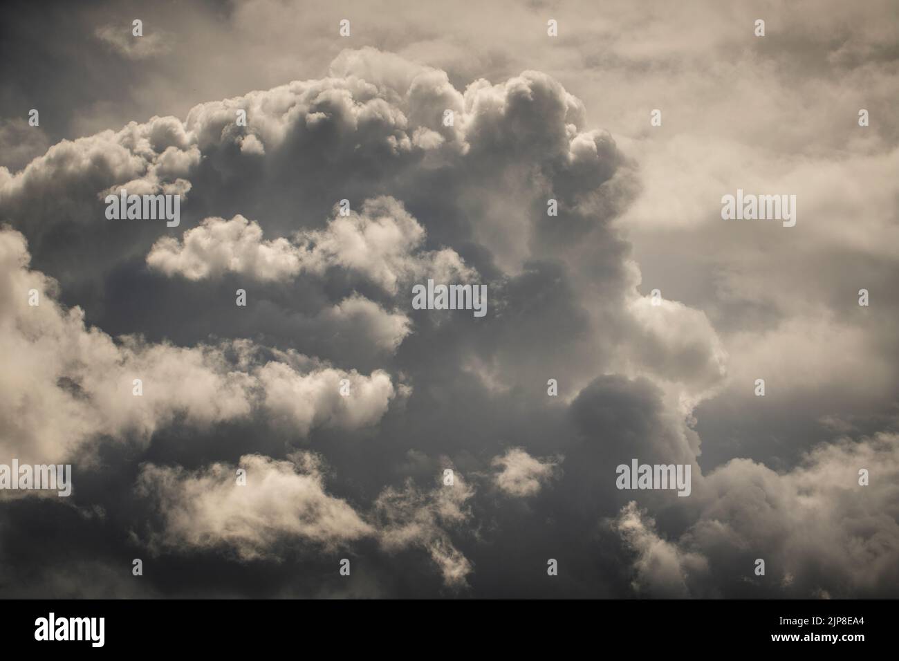 Sunset beautiful clouds on the dramatic stormy sky background before ...
