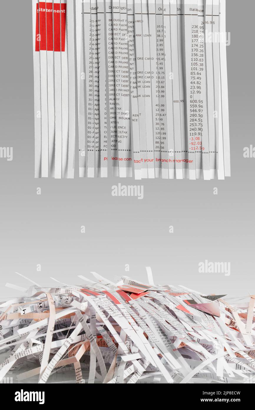 Bank statement vertical hi-res stock photography and images - Alamy