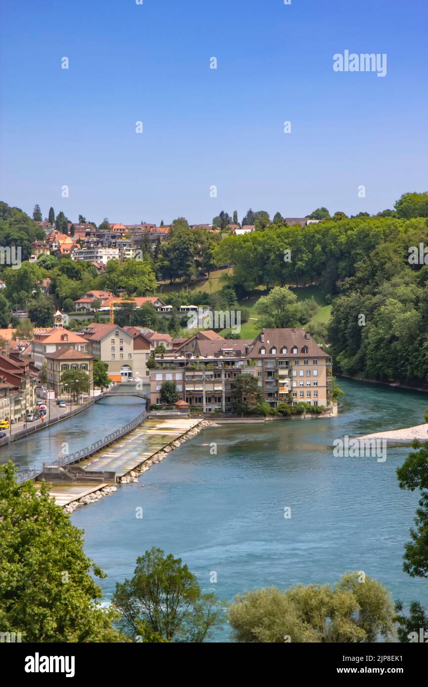 View of the Aare river in Bern, Switzerland Stock Photo - Alamy
