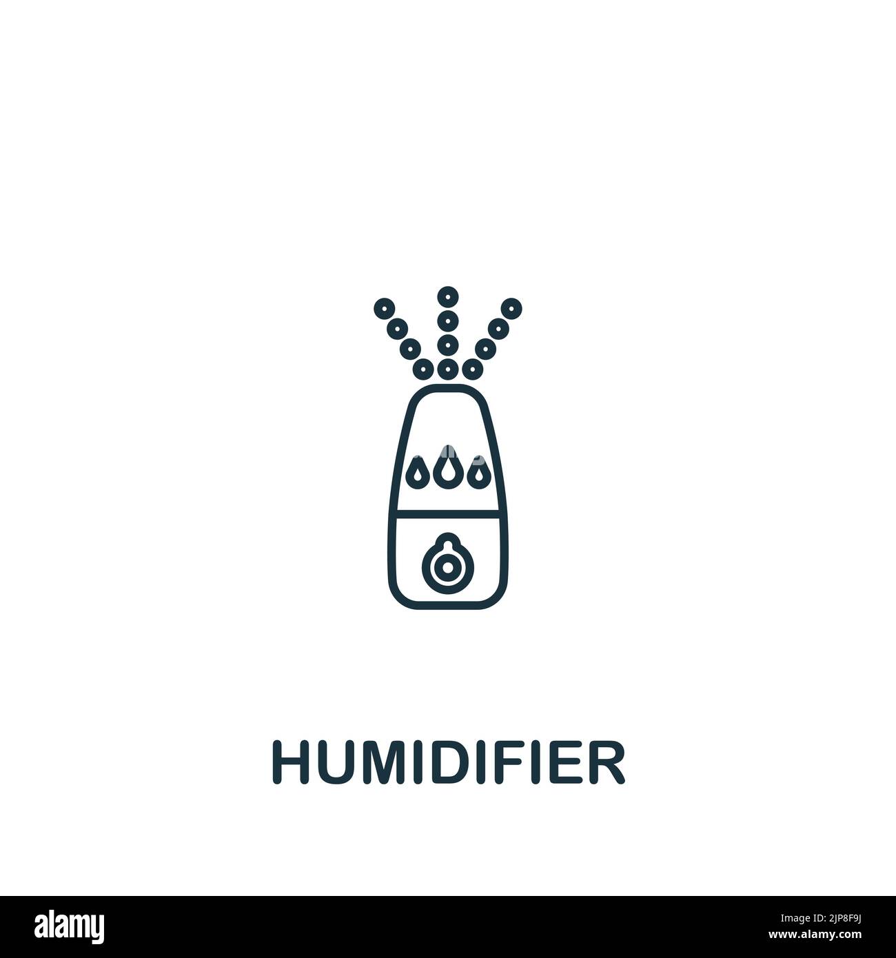 Humidifier icon. Line simple icon for templates, web design and ...