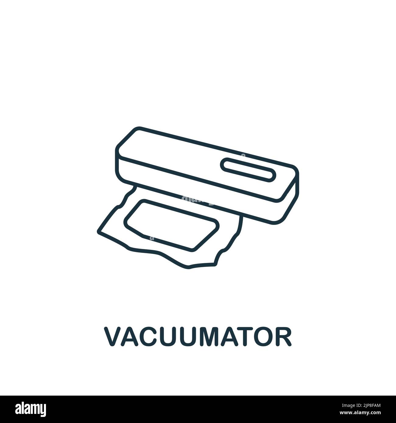 Vacuumator icon. Line simple icon for templates, web design and ...