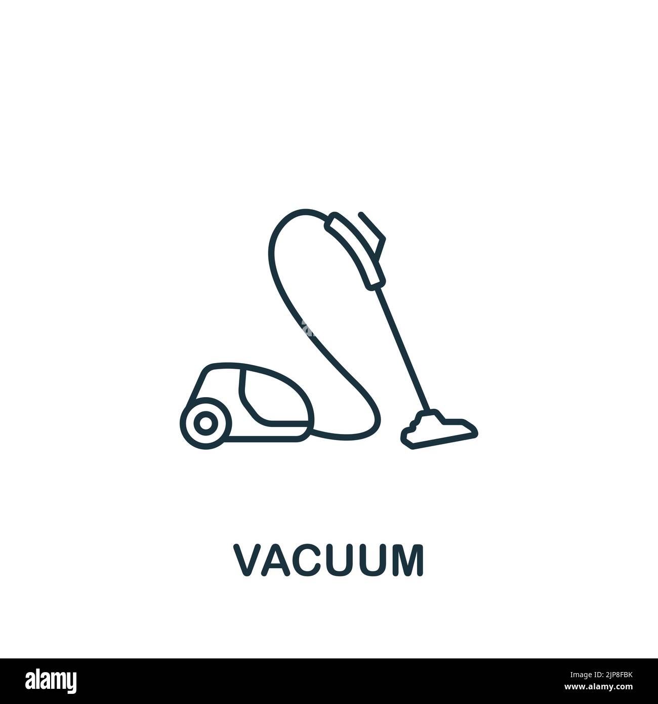 Vacuum icon. Line simple line Housekeeping icon for templates, web ...