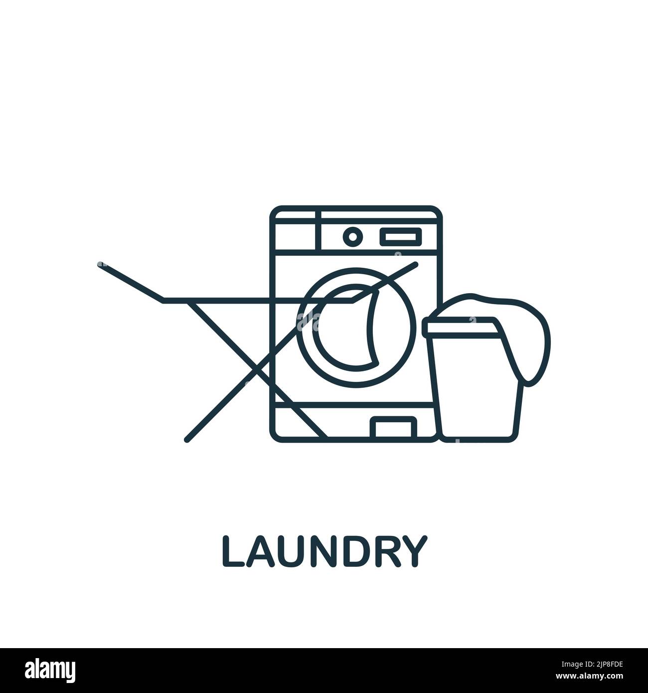 Laundry icon. Line simple line Housekeeping icon for templates, web ...