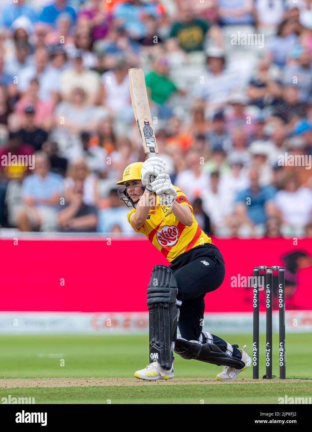 Marie Kelly of Trent Rockets in action in The Hundred match between ...