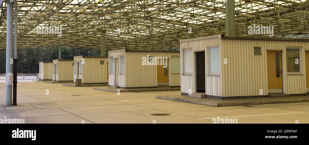 Helmstedt -Marienborn Germany, August 4, 2022: Memorial and museum ...