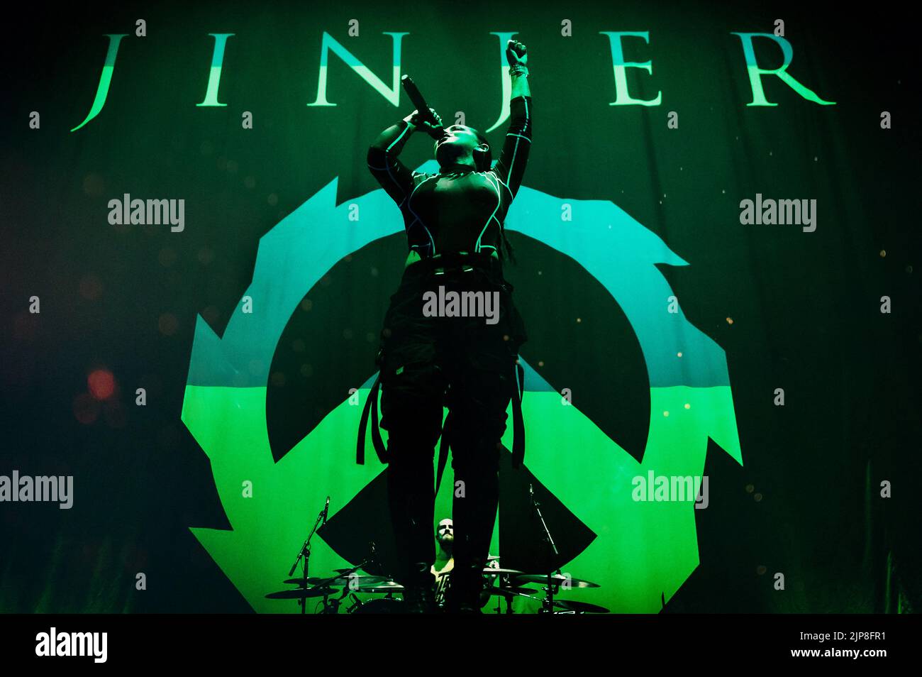 Malmoe, Sweden. 15th Aug, 2022. The Ukrainian heavy metal band Jinjer ...