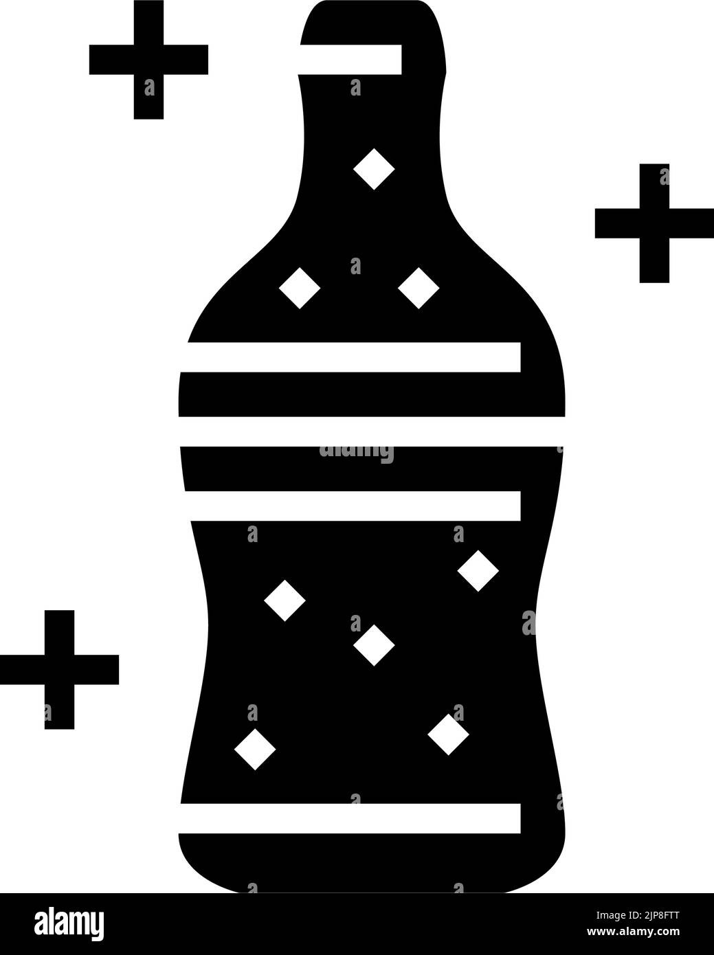 cola jelly candy gummy glyph icon vector illustration Stock Vector ...