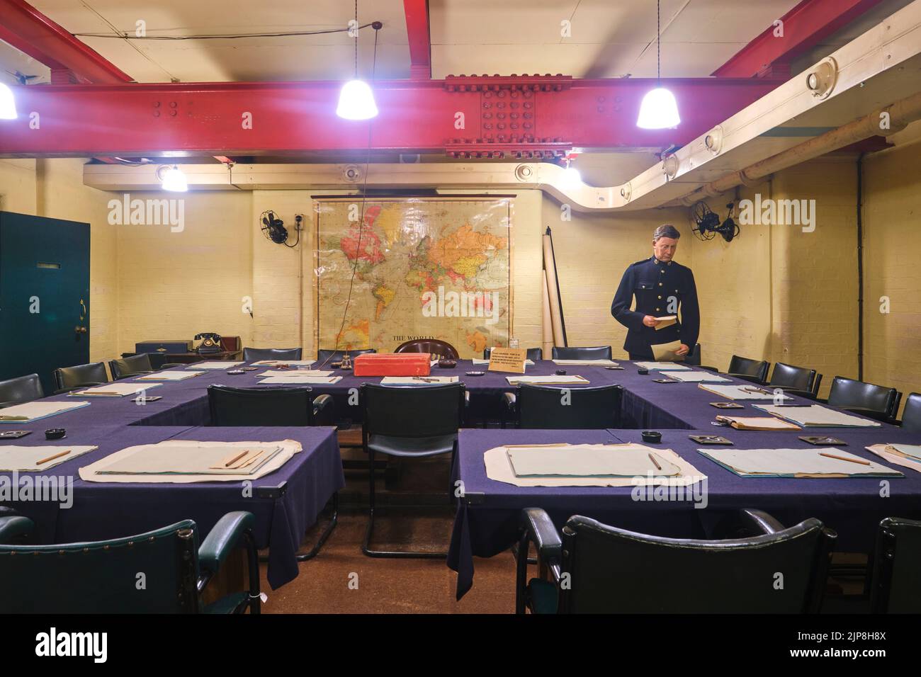 Preparing paperwork for a meeting in one of the conference rooms. At ...