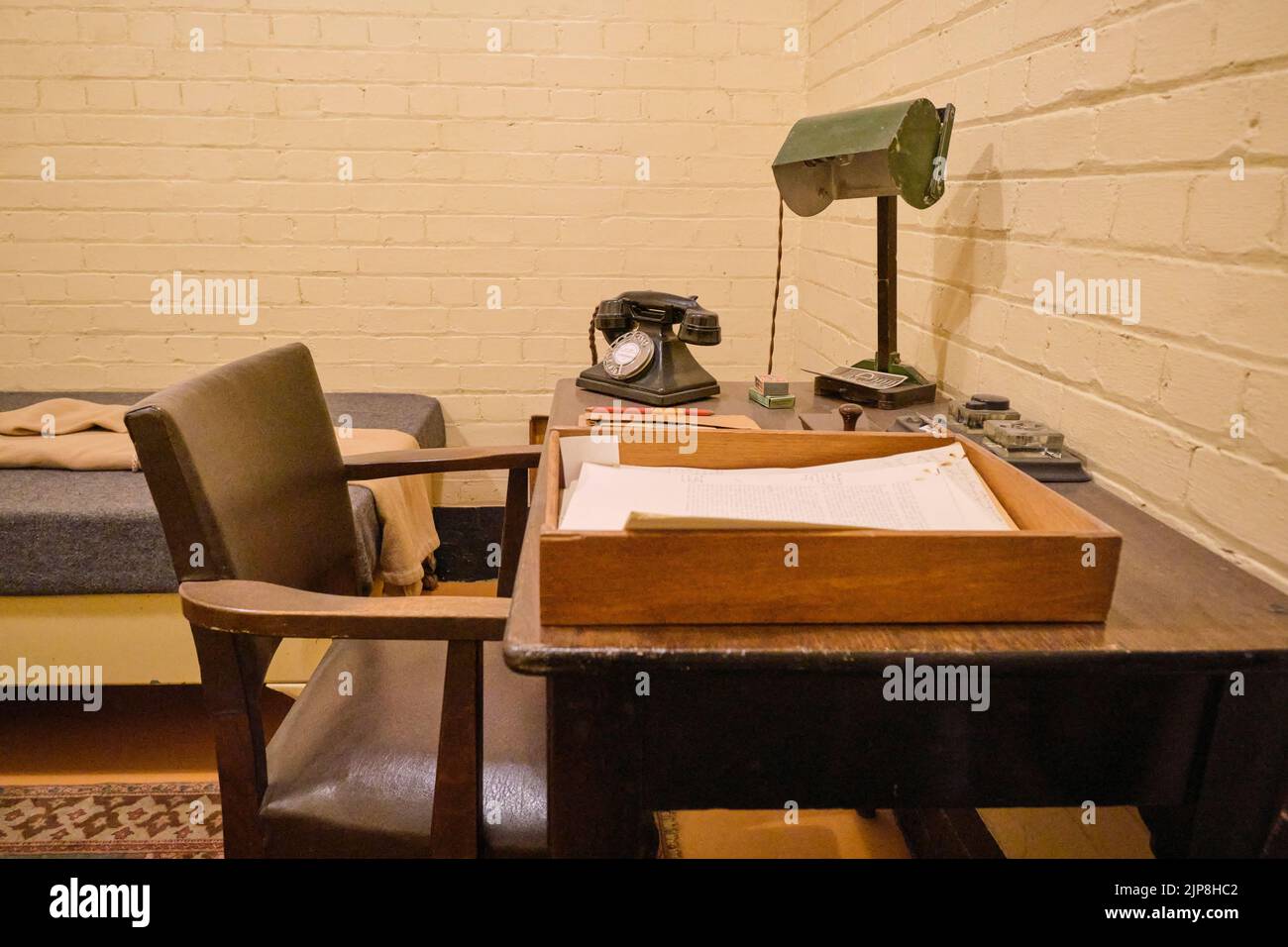 Typical work, sleeping quarters. Major Desmond Morton occupied this ...