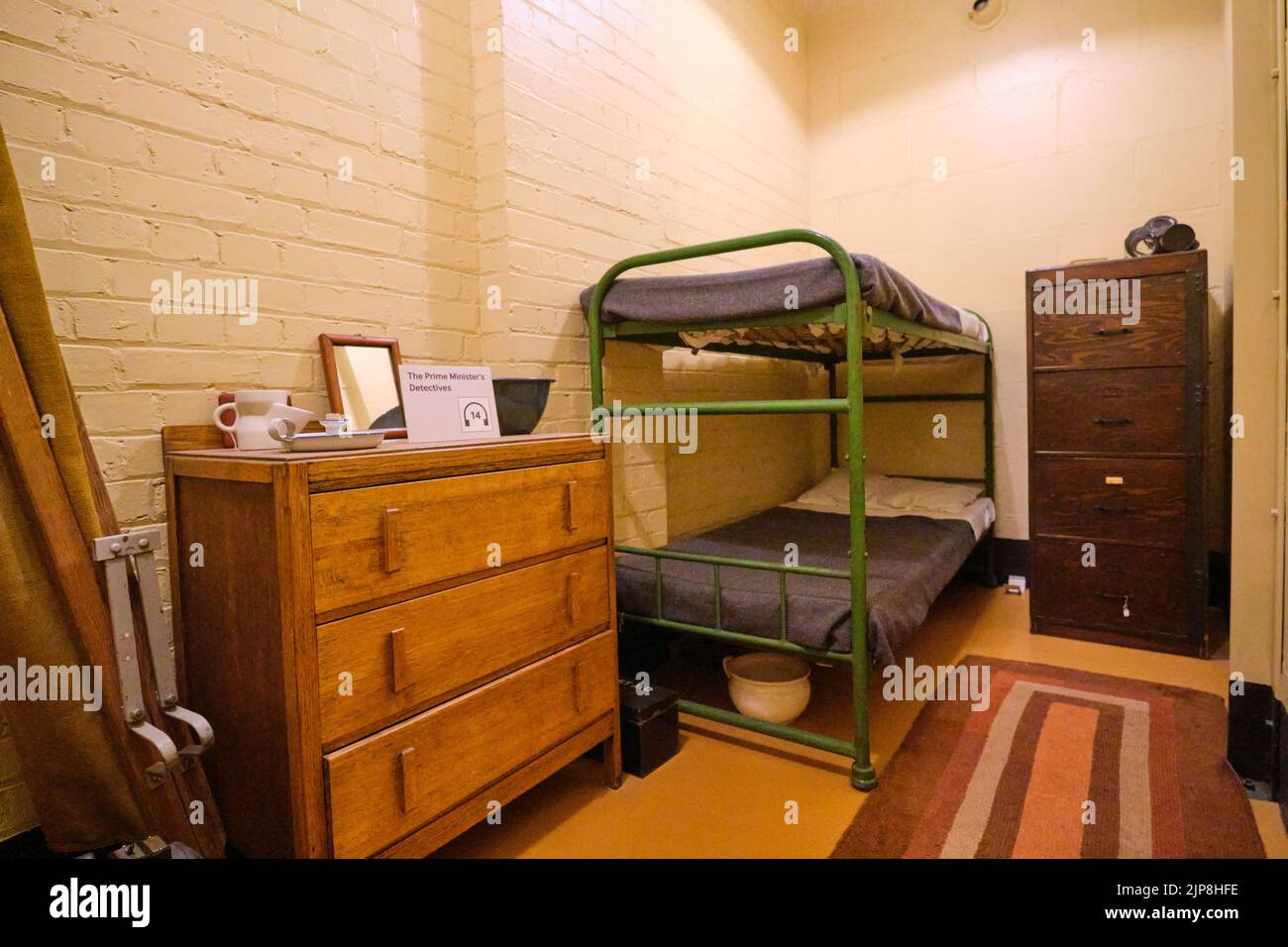 Typical work, sleeping quarters, with bunk beds. P.M.'s Detectives ...
