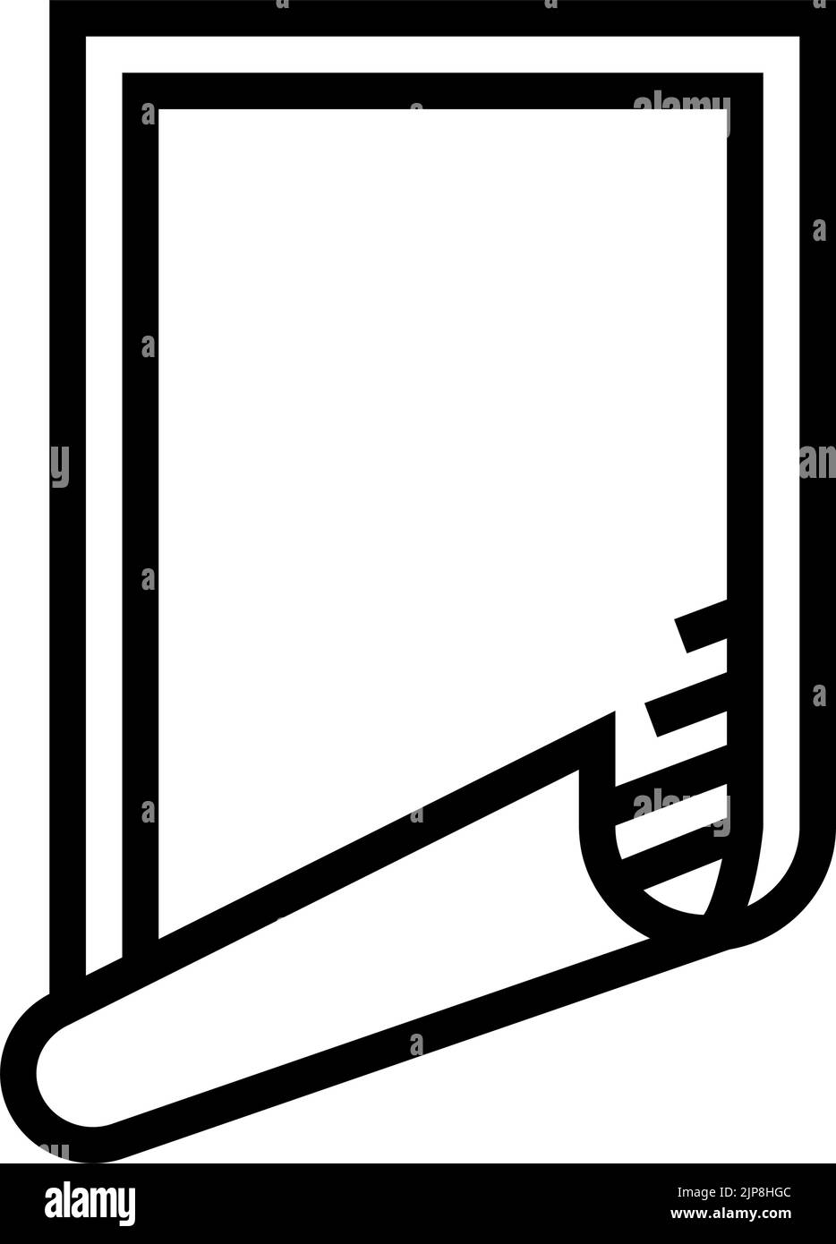 sticker ribbon banner design line icon vector illustration Stock Vector ...