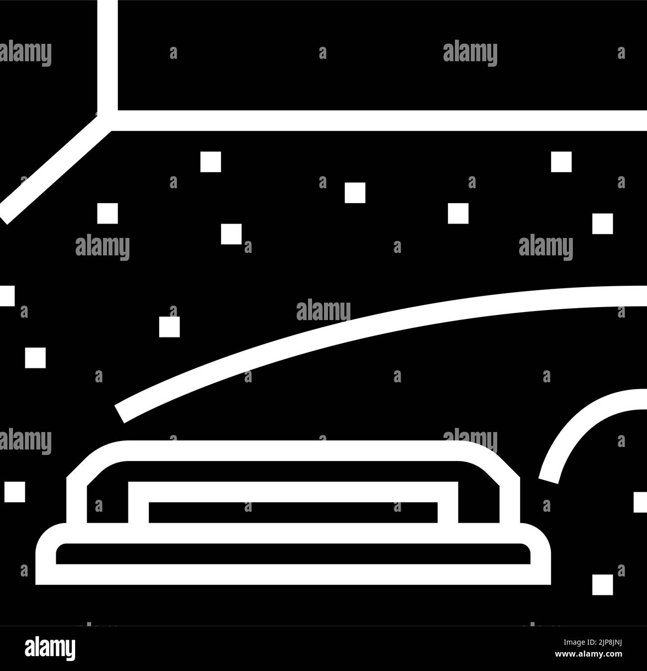 floor screed glyph icon vector illustration Stock Vector Image & Art ...