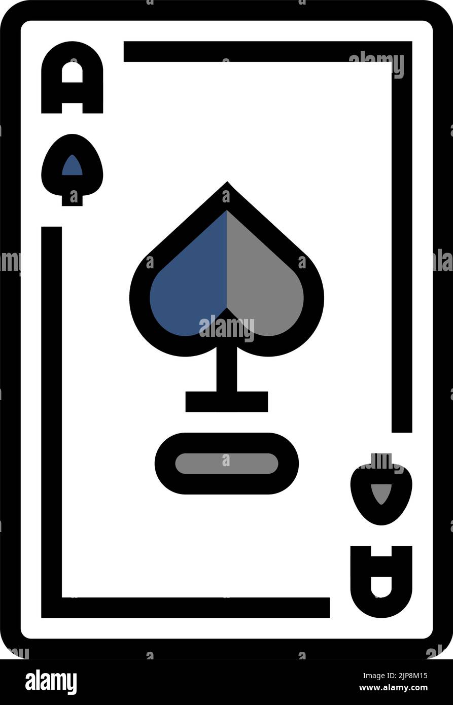 ace game color icon vector illustration Stock Vector Image & Art - Alamy
