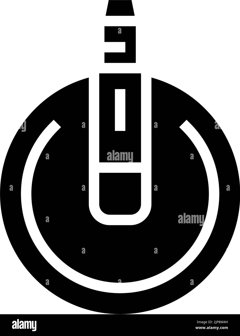 vocal mic microphone glyph icon vector illustration Stock Vector Image ...