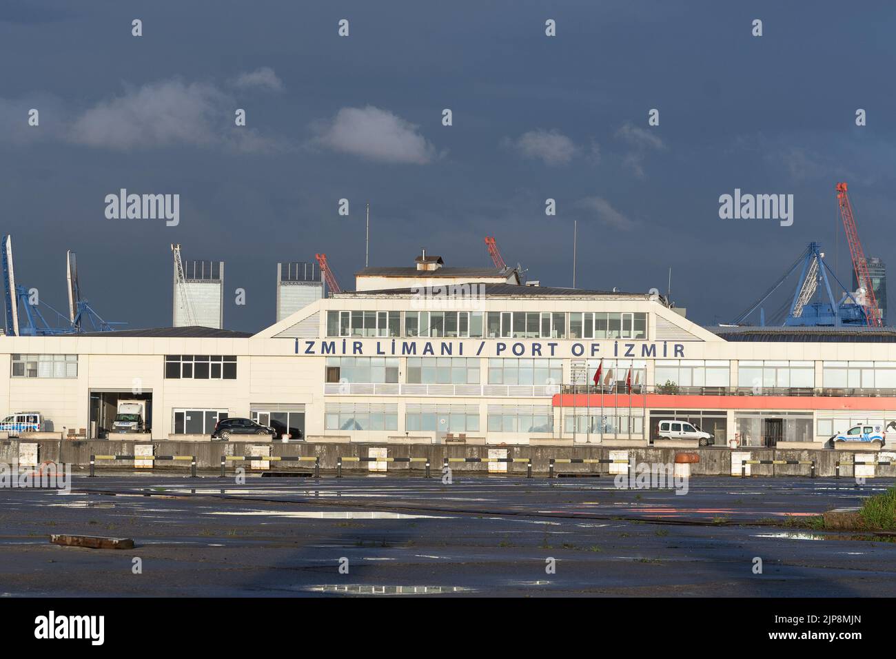 Izmir, Turkey - February 22, 2022: Port of Izmir, 3rd biggest city of ...