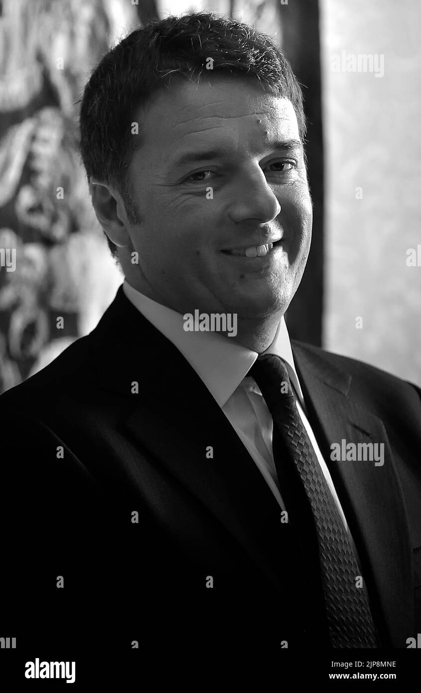 Ritratto matteo renzi hi-res stock photography and images - Alamy
