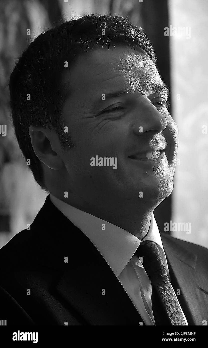 Ritratto matteo renzi hi-res stock photography and images - Alamy