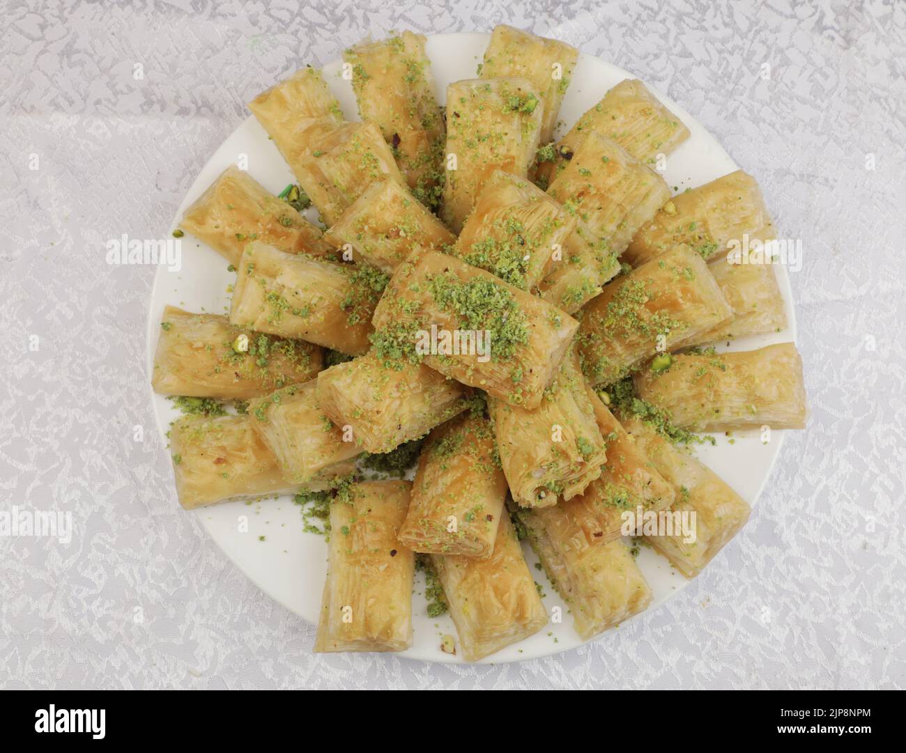 Traditional Arabic Baklava Dessert Sweet Stock Photo - Alamy