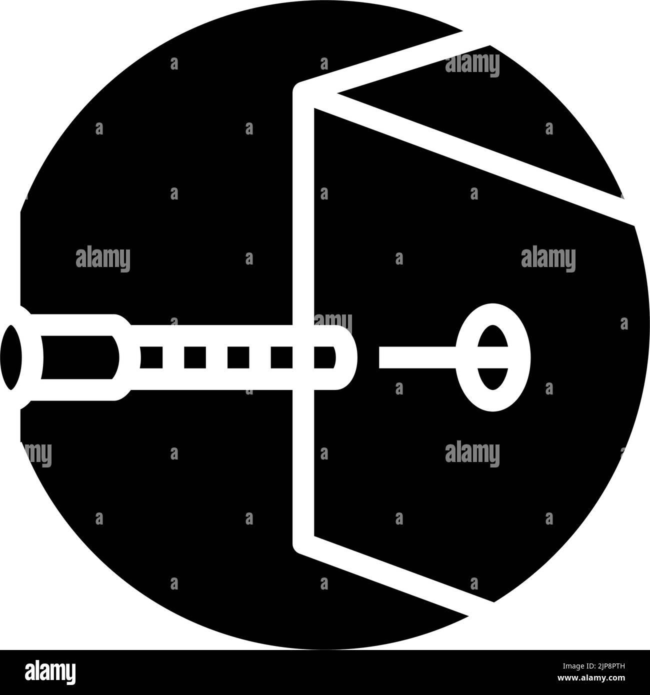 insert metal screw assembly furniture glyph icon vector illustration ...