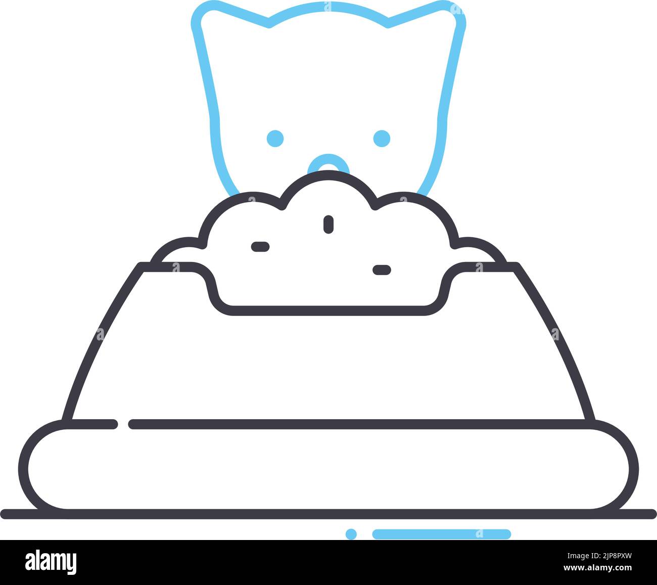 Aquarium pet home line Stock Vector Images - Alamy