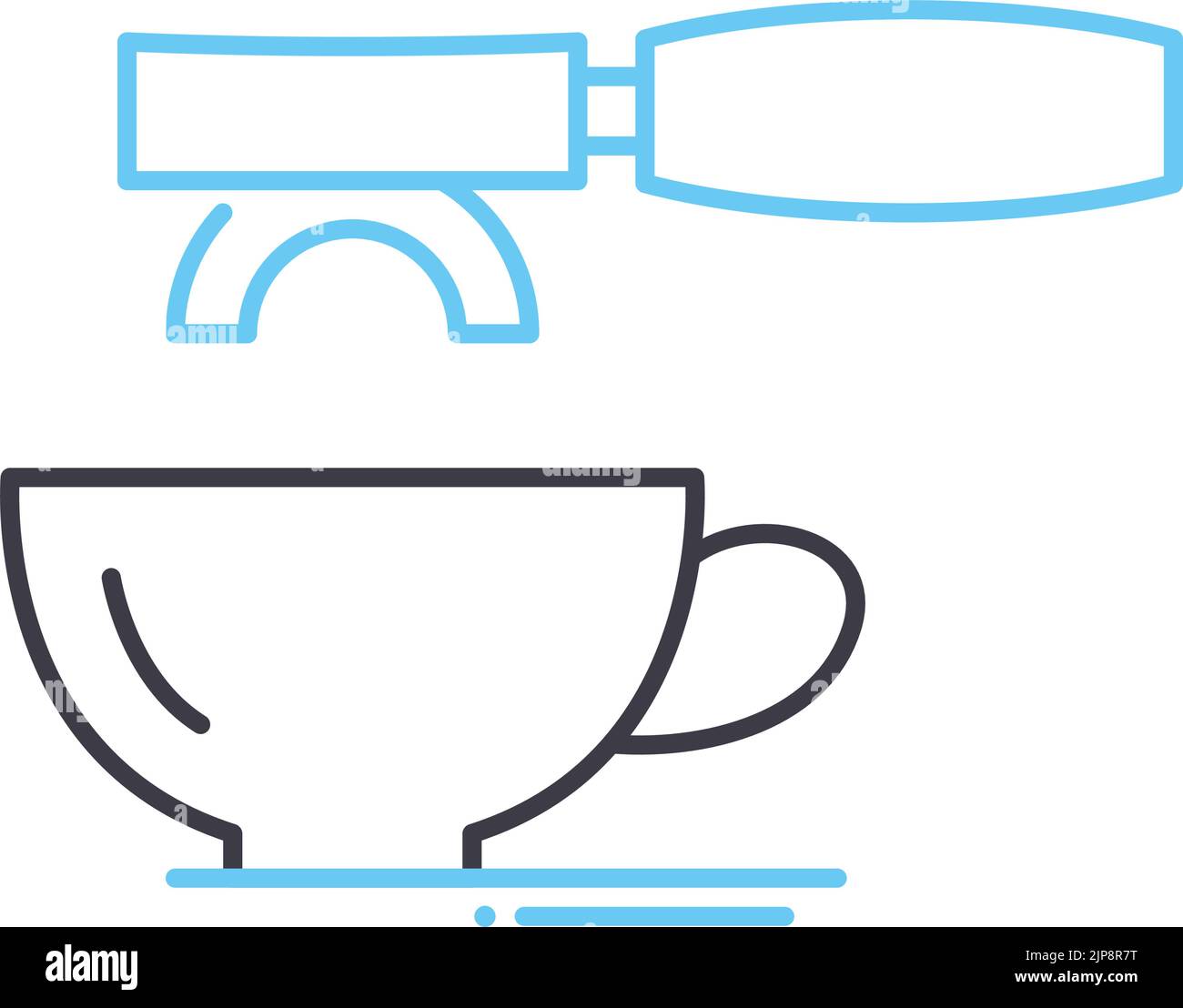 Portafilter handle Stock Vector Images - Alamy