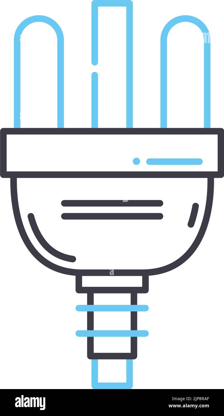 pin line icon, outline symbol, vector illustration, concept sign Stock ...