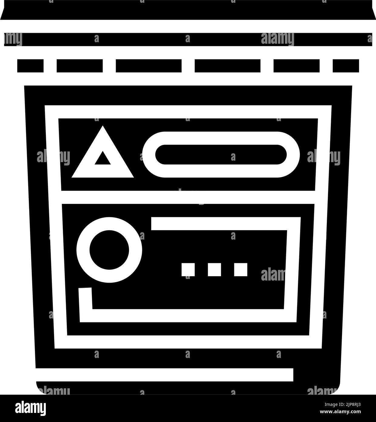 concrete tool repair glyph icon vector illustration Stock Vector Image ...