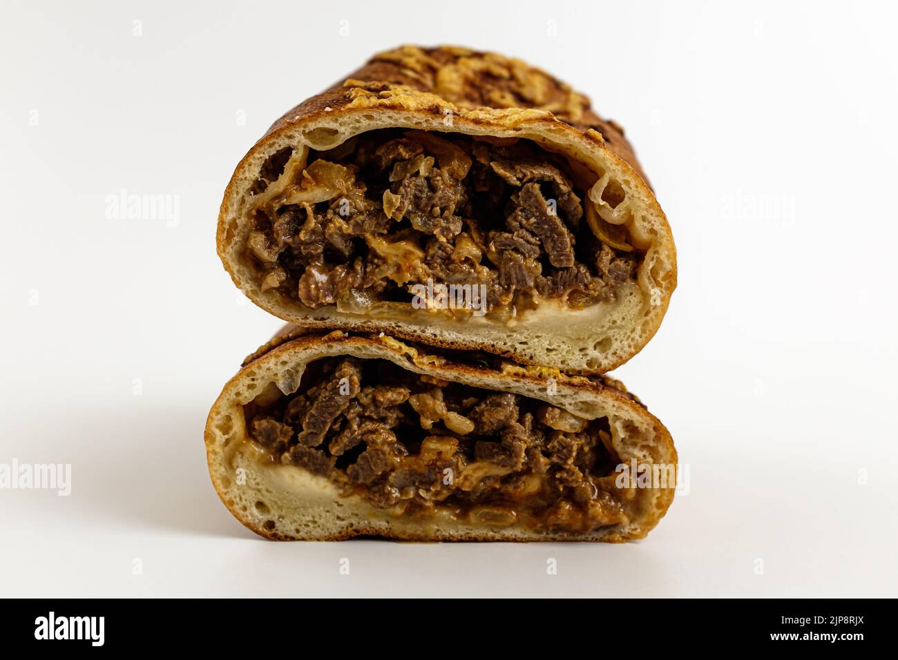 Bulgogi Bake on a white background Stock Photo - Alamy