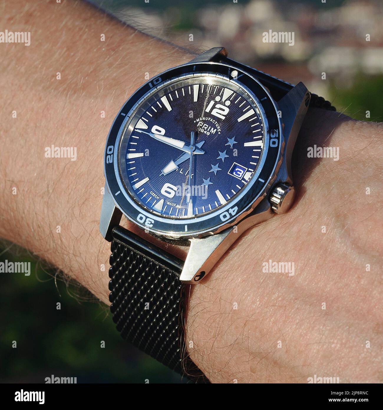 Candidate for President of the Czech Republic General Petr Pavel hand ...