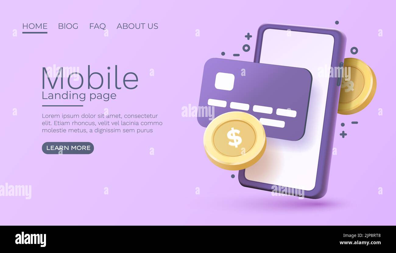 Mobile Pay service, financial payment Smartphone mobile screen ...