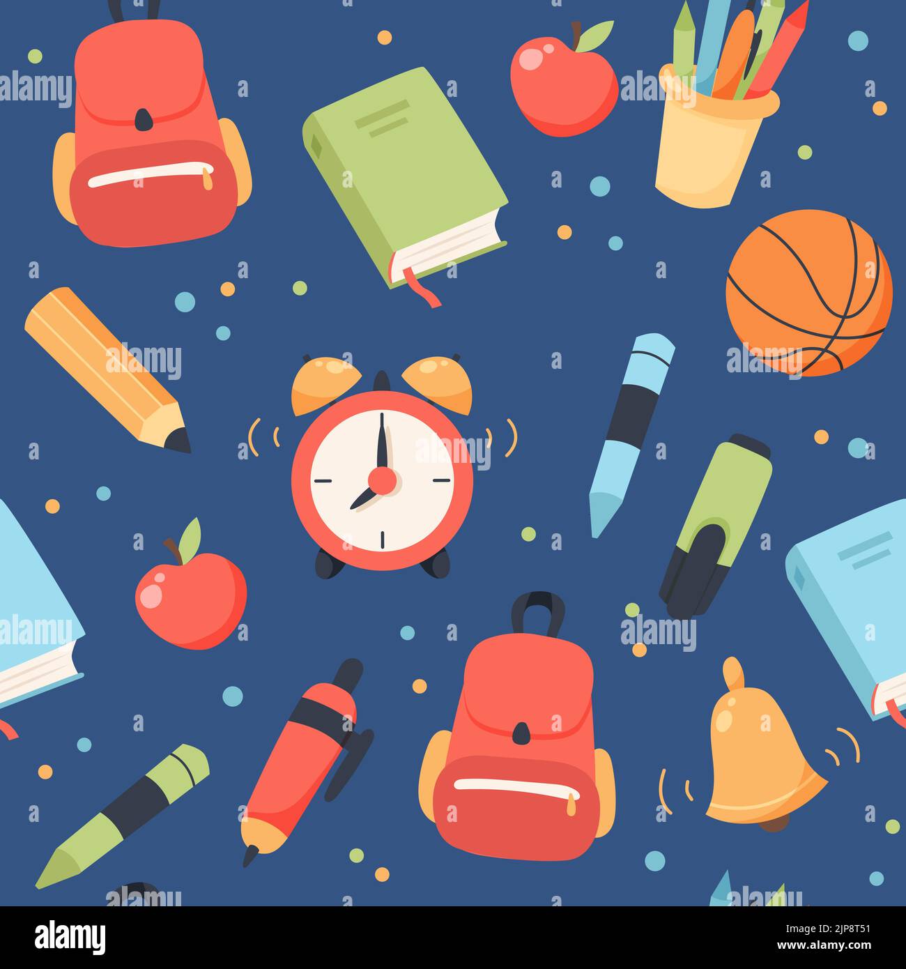 Cute element school doodles hi-res stock photography and images - Alamy