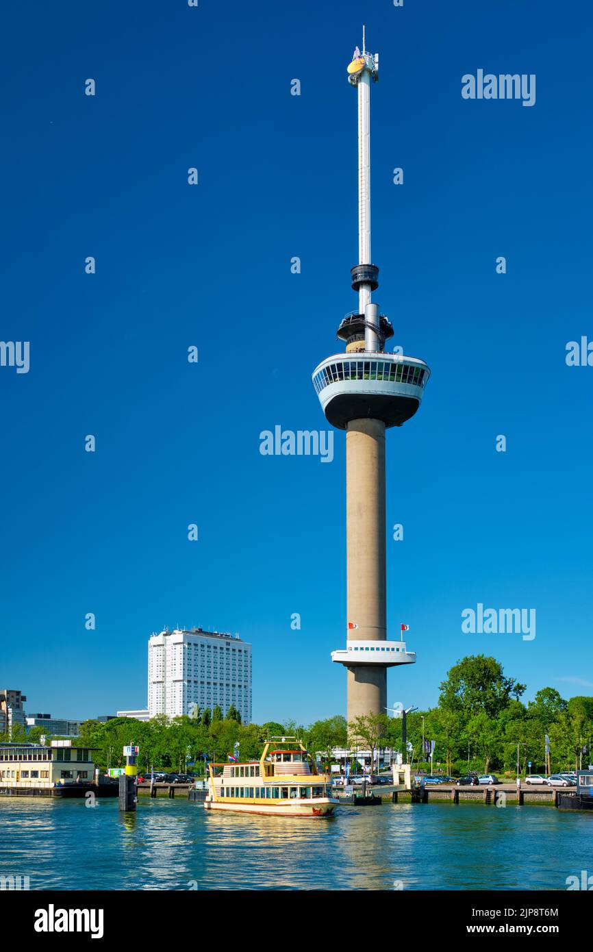 rotterdam, observation tower, euromast, rotterdams Stock Photo - Alamy