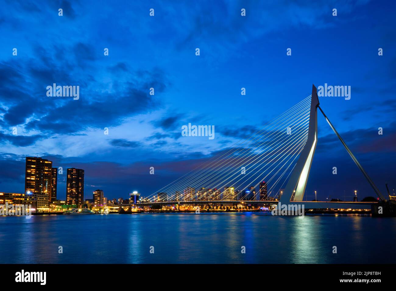 rotterdam, erasmus bridge, rotterdams, erasmus bridges Stock Photo - Alamy