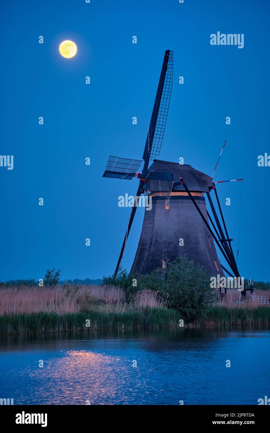 windmill, netherlands, kinderdijk, windmills, kinderdijks Stock Photo ...