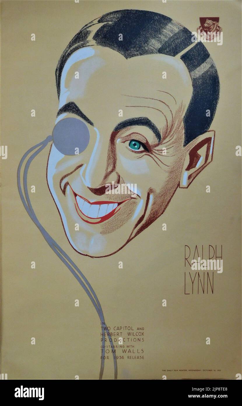 Promotional Artwork Portrait of RALPH LYNN from GENERAL FILM ...