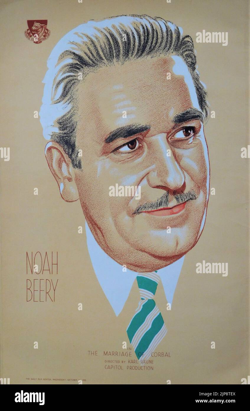 Promotional Artwork Portrait of NOAH BEERY from GENERAL FILM ...