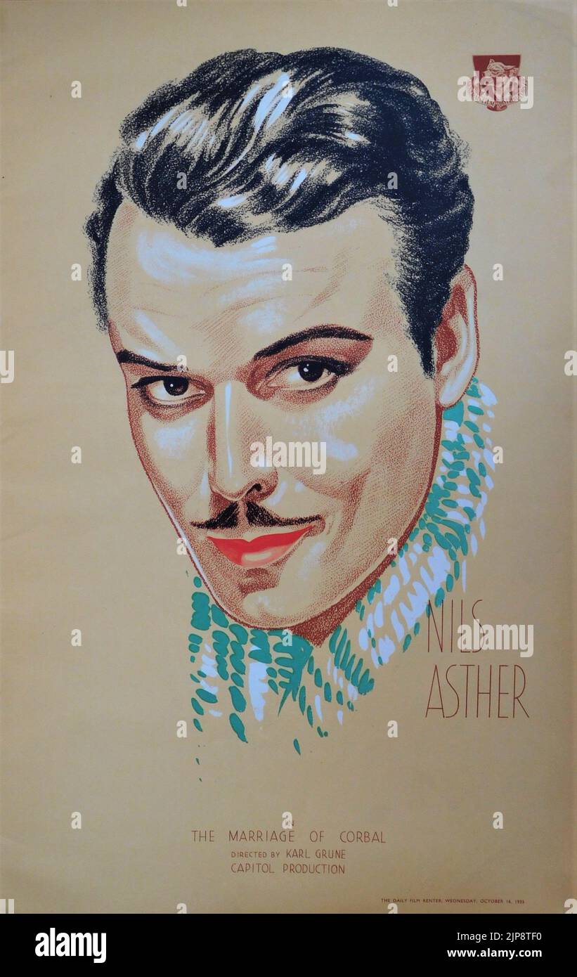 Promotional Artwork Portrait of NILS ASTHER from GENERAL FILM ...