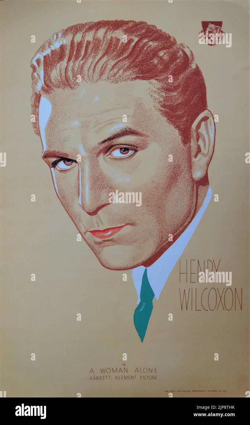 Promotional Artwork Portrait of HENRY WILCOXON from GENERAL FILM ...