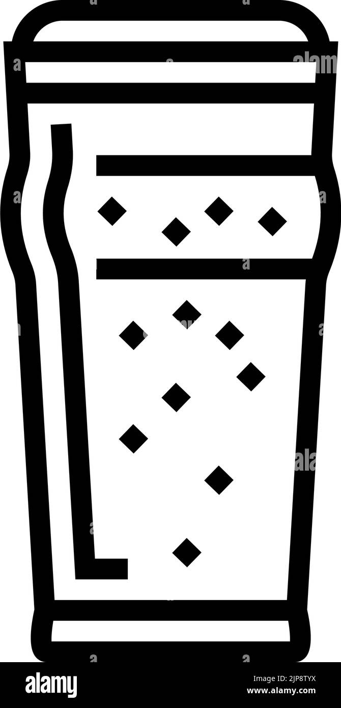 Pint Beer Drink Line Icon Vector Illustration Stock Vector Image And Art Alamy