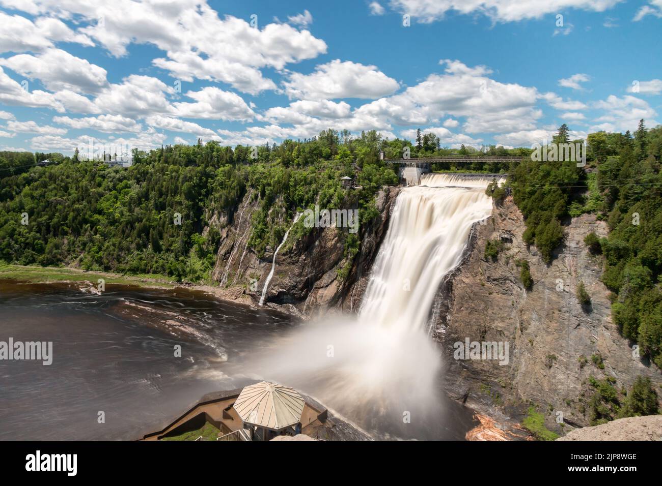 The waterfall Montmorency in Quebec, Canada Stock Photo - Alamy