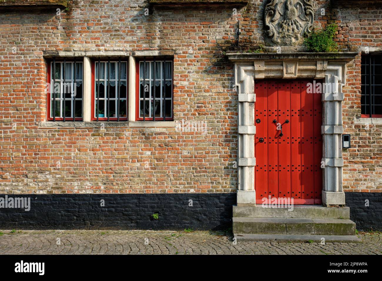 facade, building, doorway, bruges, facades, buildings, doorways Stock ...