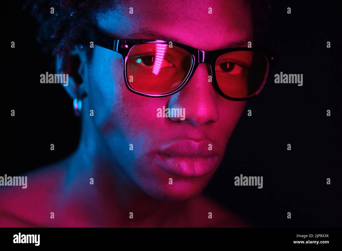 Rapper leather jacket sunglasses hi-res stock photography and images ...