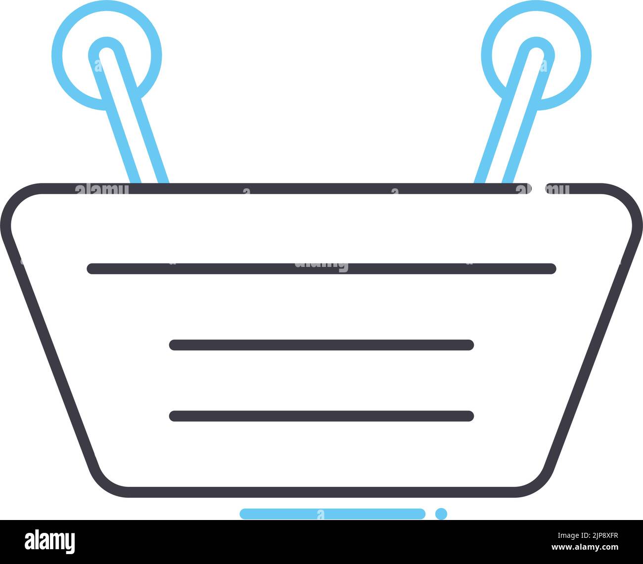 Grocery bag simple vector hi-res stock photography and images - Alamy