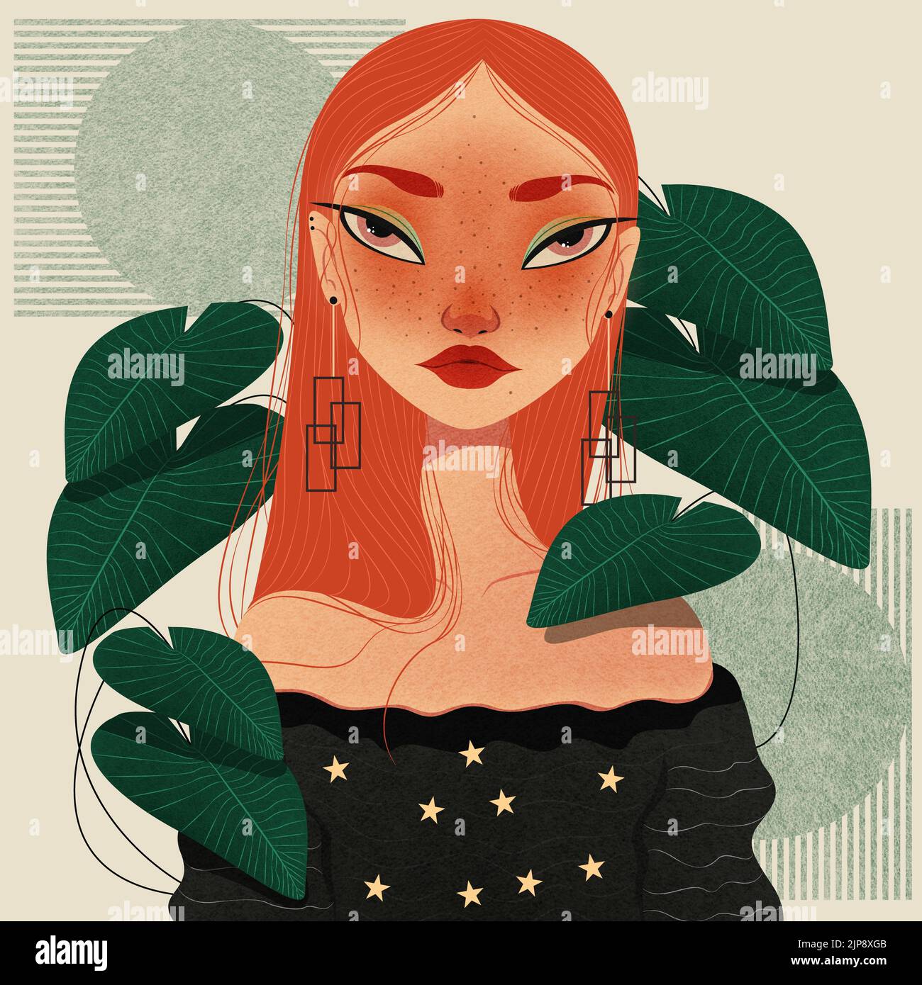 woman, illustration, portrait, female, ladies, lady, women ...