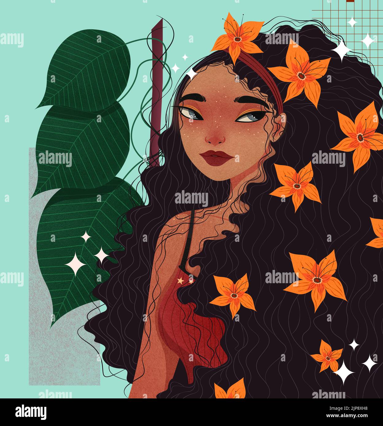 Cartoon black women hi-res stock photography and images - Alamy