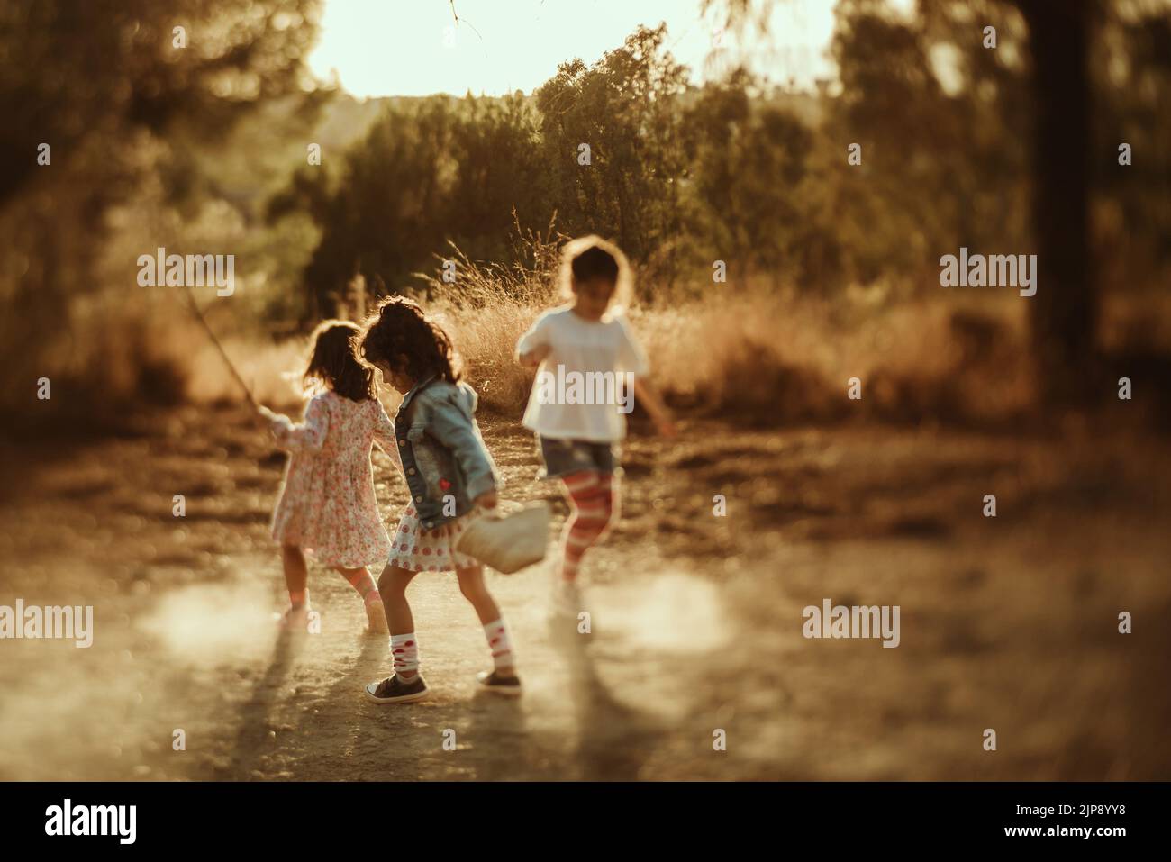 girl, rural scene, playing, childhood, vintage, girls, country, country ...
