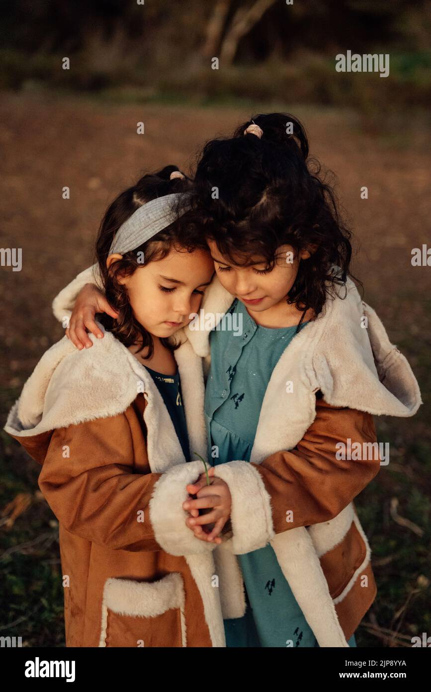 girl, childhood, sibling love, vintage, girls, childhoods, children ...