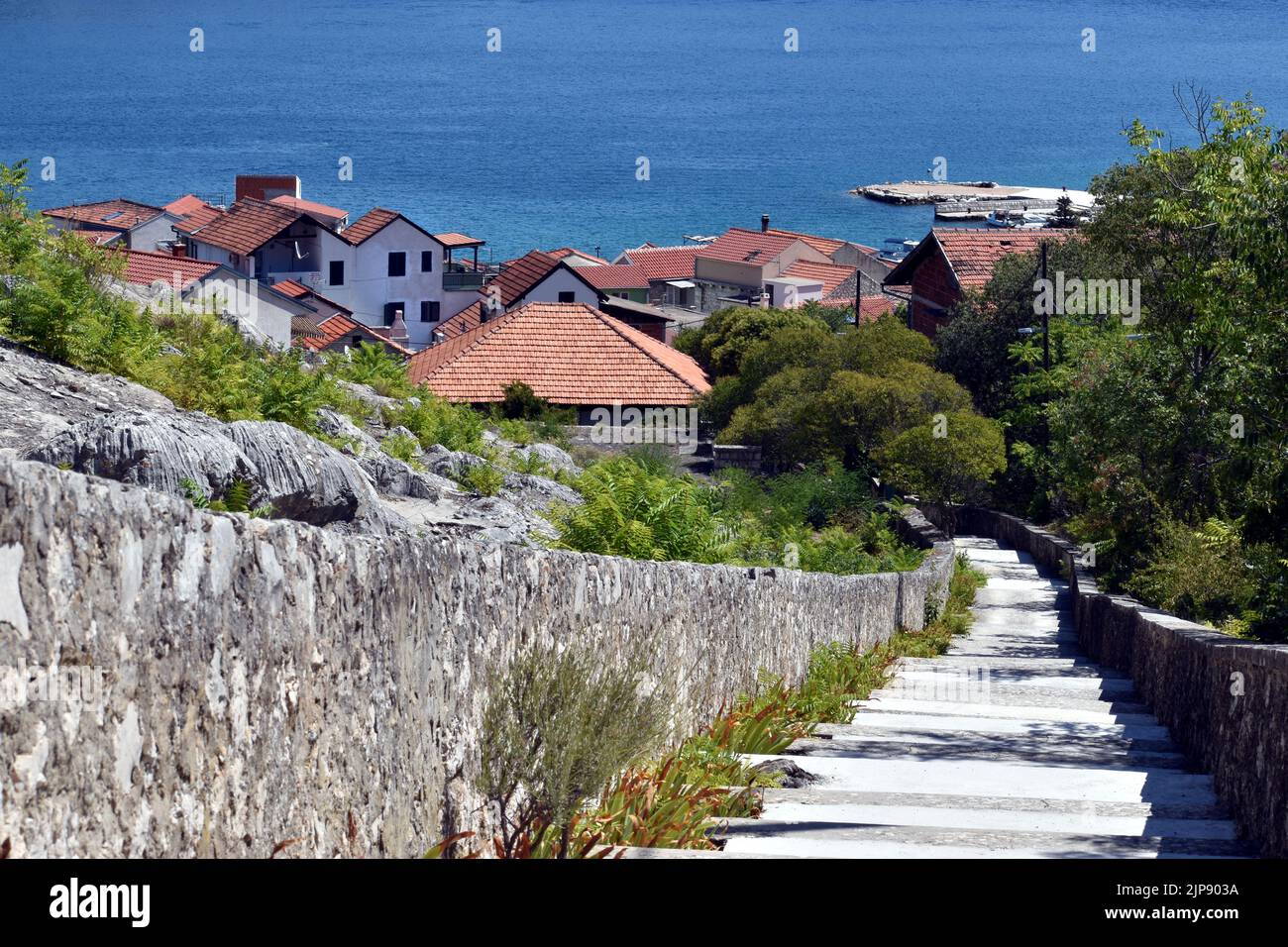 Tisno on Murter island Stock Photo - Alamy