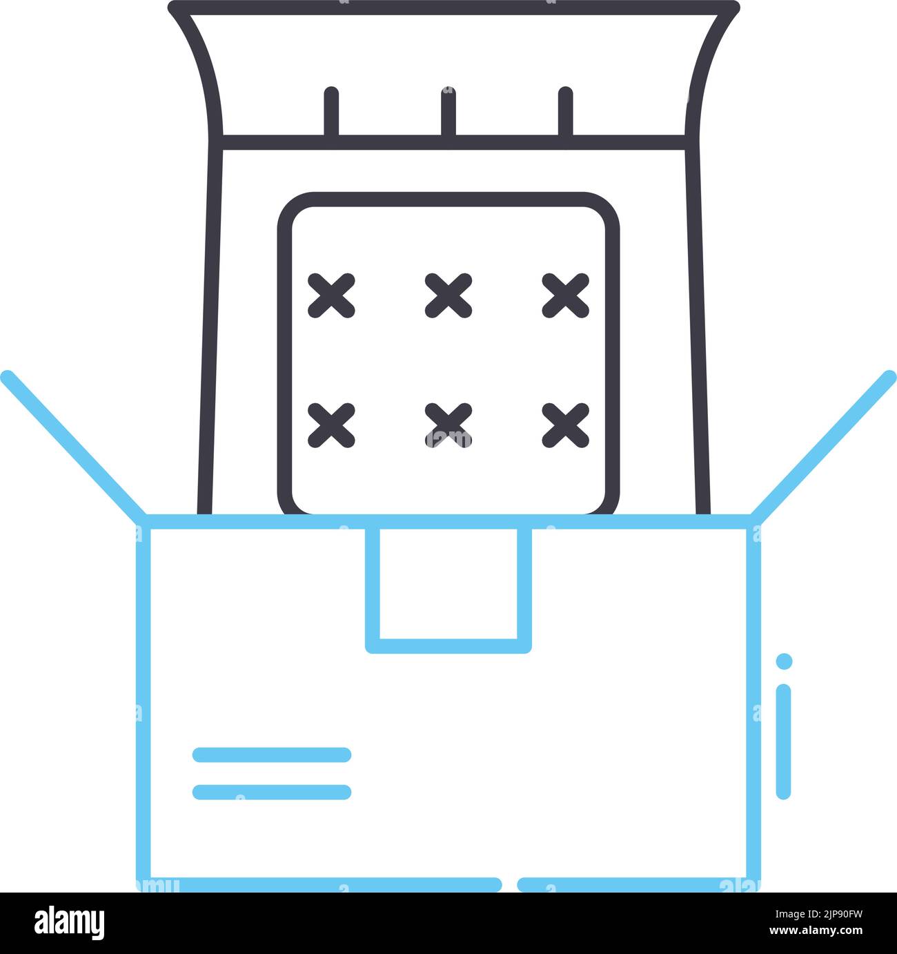 package line icon, outline symbol, vector illustration, concept sign ...